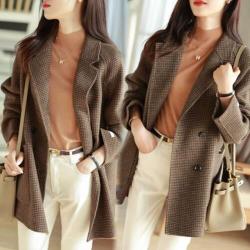 [M7] 여자 헤링본 FW 프렌치 라이닝 하프 코트 - SSG.COM