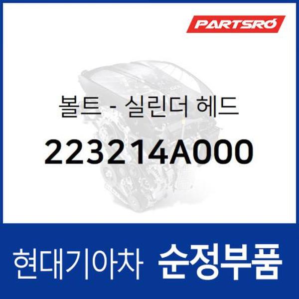 실린더 헤드 볼트(1개) (223214A000) 리베로, 스타렉스, 포터2, 쏘렌토, 스타렉스 특장, 포터2 특장, 봉고3 ...