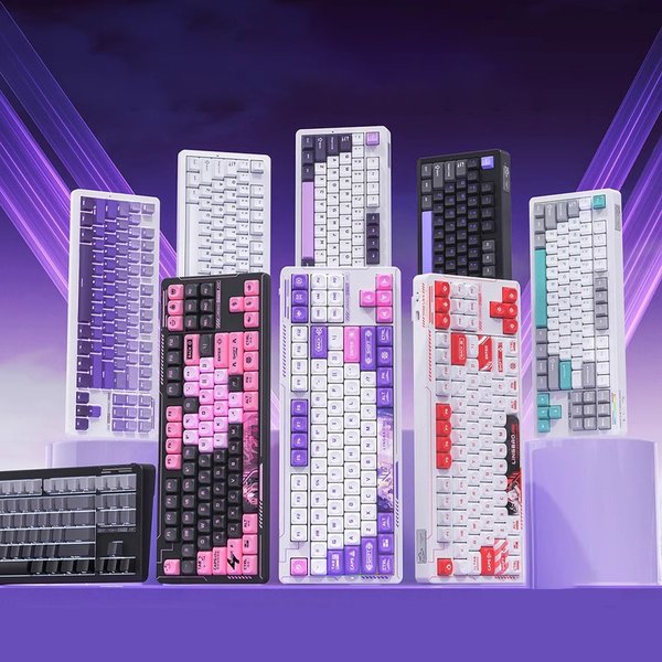 LINBAO K87/K87 Pro 무선 기계식 키보드 4000~8000mAh 배터리 E스포츠Gasket 구조 - SSG.COM