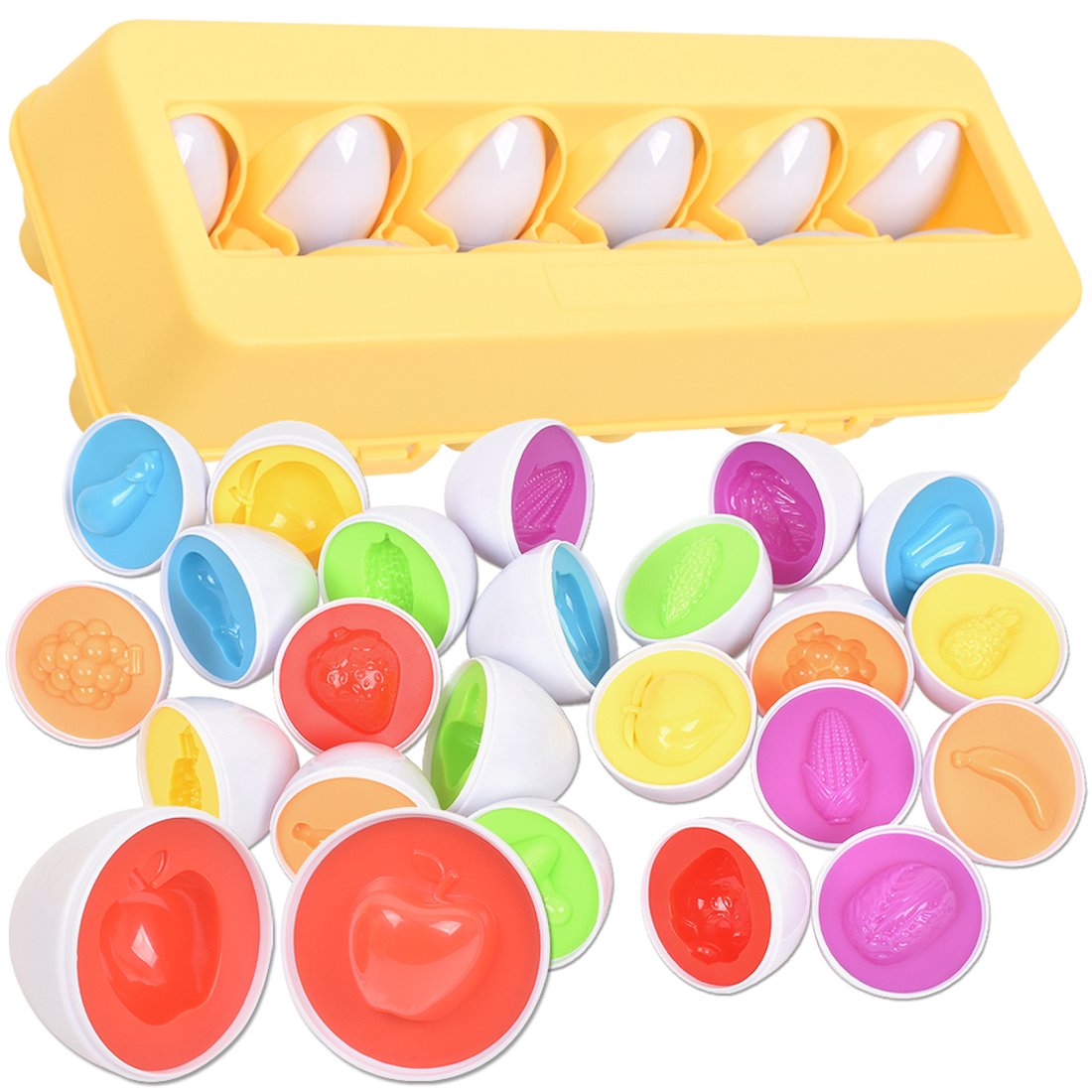 R 오즈토이 피팅에그 달걀모양 맞추기 12구 과일야채 df118 매칭에그 모양툴 모양찍기 달걀모형, 믿고 사는 즐거움 SSG.COM