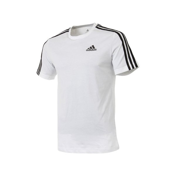 아디다스 M 에센셜 3 스트라이프 반팔티 GL3733 - SSG.COM