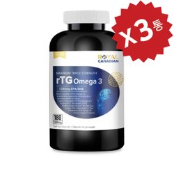 로얄캐네디언 RTG 오메가3 1300mg 180캡슐 3EA - SSG.COM
