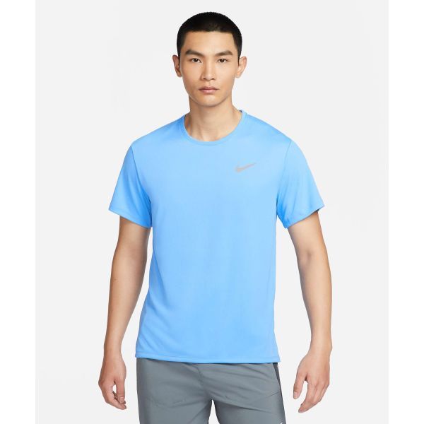 매장정품 나이키 NIKE 드라이 핏 UV 마일러 반소매 러닝 탑 M - 유니버시티 블루 DV9316-412 1 - SSG.COM