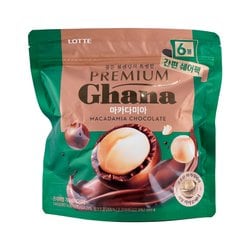롯데 프리미엄 가나 마카다미아 쉐어팩 144g - SSG.COM