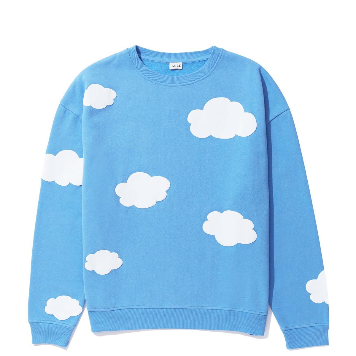 KULE THE OVERSIZED CLOUDS SWEATSHIRT - AZZURRO - SSG.COM