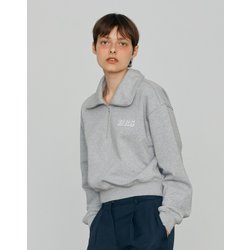 [21FW] 그레이 로고배색 면 반집업티셔츠 HSTS1DH51G2 - SSG.COM