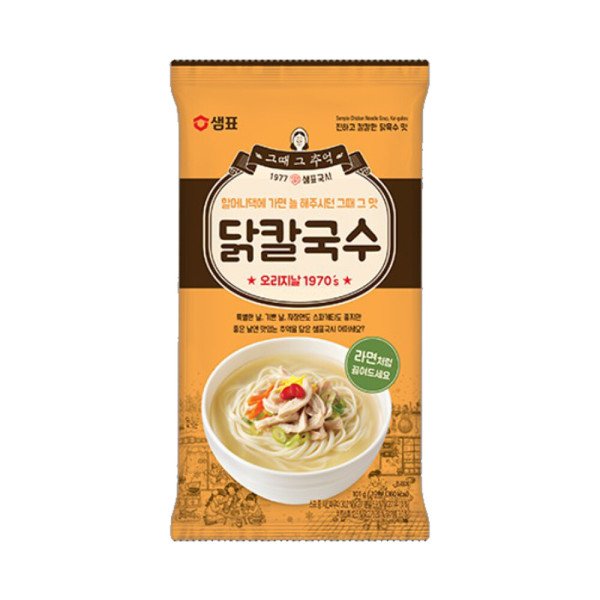 샘표 닭칼국수 1봉 101g//국수//라면 - SSG.COM