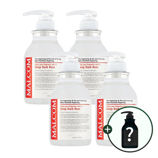 약산성 트리트먼트 다크로즈 520ml x4개 - SSG.COM