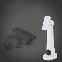 Coms CCTV용 거치대 화이트 1관절 17cm 보안 받침대 - SSG.COM