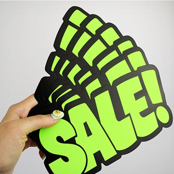 쇼카드 매대 SALE 할인 마트 정육 문구카드 6P - SSG.COM