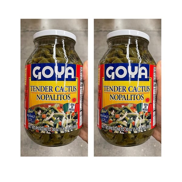 [해외직구]고야 캑터스 선인장 노팔리토스 피클 850g 2팩/ Goya Tender Cactus Nopalitos 30oz ...