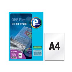 프린텍 OHP 필름 A4 120mic 50매 V2300-50 (3008) - SSG.COM