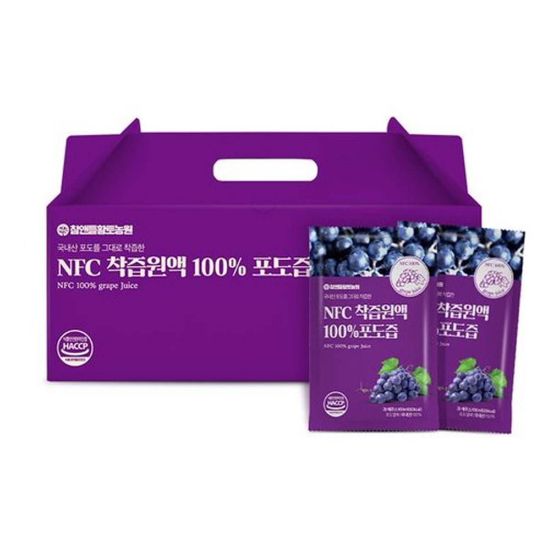 NFC 착즙 100 포도즙 100ml x 30포 1박스, 믿고 사는 즐거움 SSG.COM