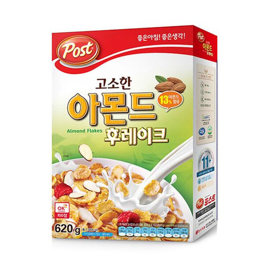 [무료배송]포스트 아몬드후레이크 620g 시리얼 간편식 간식, 신세계적 쇼핑포털 SSG.COM