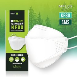 엠플러스 메디 kf80 (대형) 화이트 50매 / - SSG.COM