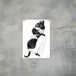 일러스트포스터 Cat Lover A4사이즈 - SSG.COM