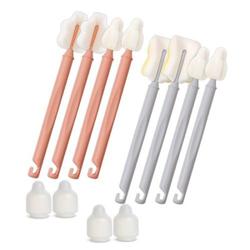 몽글이 롱 미니솔 2P+젖병솔 2P+먼지보호캡 2P 젖병 젖꼭지 텀블러 세척 솔_P304343750 - SSG.COM