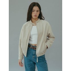 LONDON SUEDE BLOUSON - LIGHT BEIGE - SSG.COM