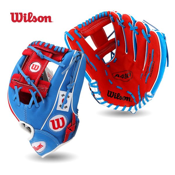 윌슨 야구글러브 A490 WTA04KR20R1781 12인치 우투용 돈피 글러브 - SSG.COM