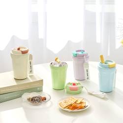 클리나 빨대 캔디머그 텀블러 보온보냉 스텐 텀블러 380ml - SSG.COM