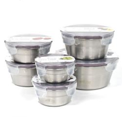 신선 유지 업소 가정용 스텐 반찬통 (사각) 2호 520ml - SSG.COM