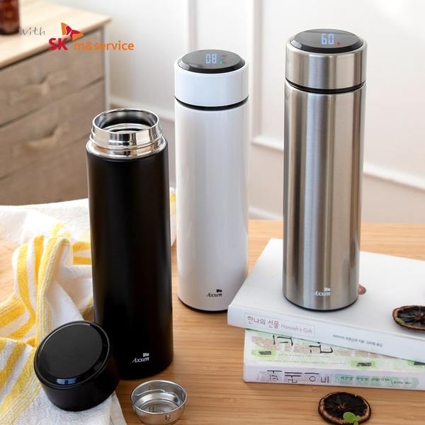 액센 SK100 LED 온도표시 텀블러 480ml - SSG.COM
