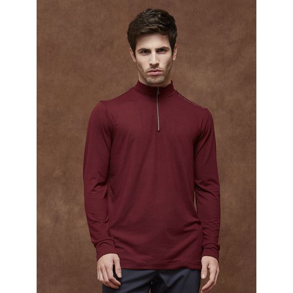 남성 양기모 웜테크 하프넥 버건디 HMG18 TS303_P346087394 - SSG.COM