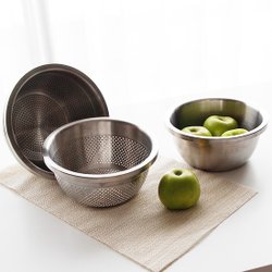 BRK 스마트 믹싱볼 펀칭바스켓 세트 20cm - SSG.COM