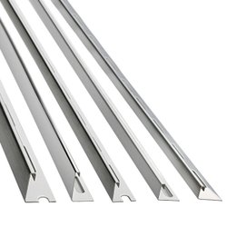 스텐 헤어라인 직사각 3mm 재료분리대(2.4M) 코너 몰딩 타일 비드 꼼꼼이 - SSG.COM