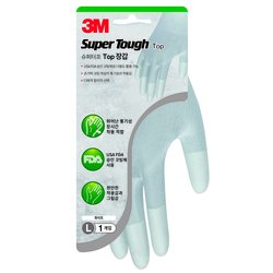 3M 슈퍼터프 탑 장갑 화이트 L - SSG.COM