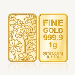 카네이션 골드바 24K 순금 1g - SSG.COM
