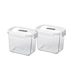 글라스락 퓨어 화이트 직사각 도어포켓 920ml 2개 세트 - SSG.COM