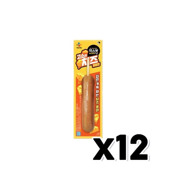 맥스봉 고소한 치즈후랑크 소시지간식 65g x 12개 - SSG.COM
