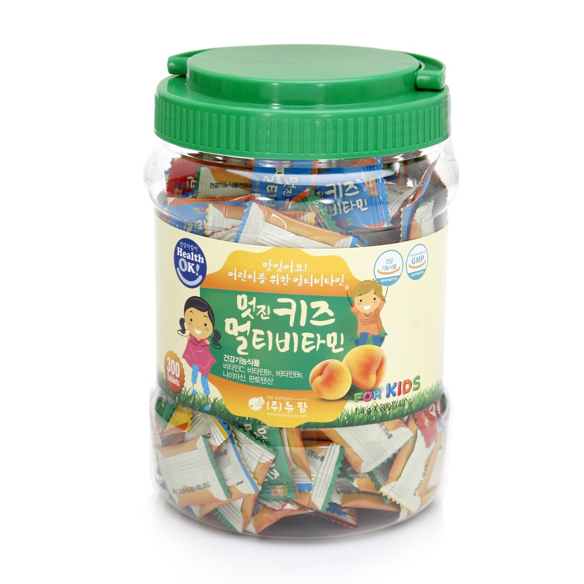 [뉴팜] 멋진 키즈 멀티비타민 420g (1.4g*300정) - SSG.COM