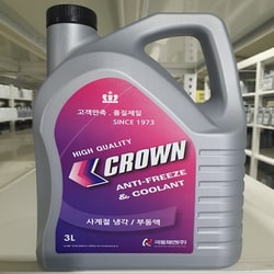 [KD파인켐] 크라운 사계절부동액 레드 3L 4EA/BOX - SSG.COM