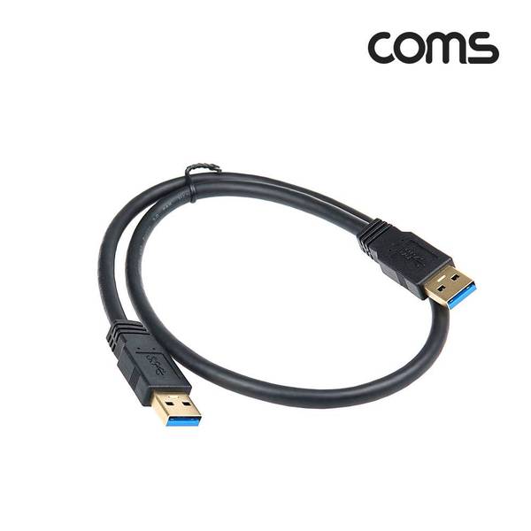 Coms USB 케이블 고속 전송 Type AA 타입 MM 3.0 60cm 5Gbps X ( 2매입 ) - SSG.COM