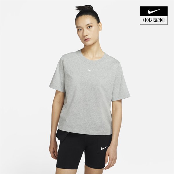 여성 나이키 스포츠웨어 에센셜 박시 티셔츠 DD1238-063 - SSG.COM