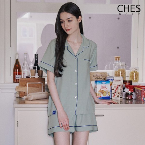 오디르 여성잠옷 반소매 SET - SSG.COM