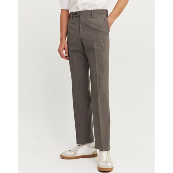 마에스트로 남성 21SS [S/S Formal]베이지 멜란지 스트레이트핏 울혼방 슬랙스 - SSG.COM