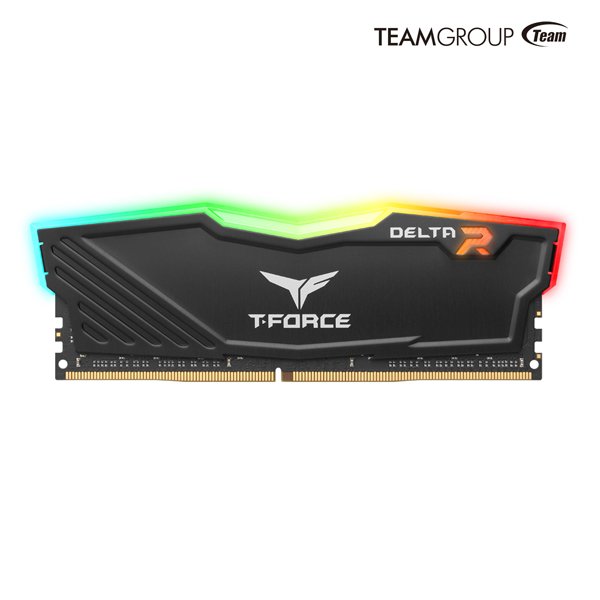 TeamGroup T-Force DDR4 32G PC4-25600 CL16 Delta RGB 블랙 (16Gx2) 서린 - SSG.COM