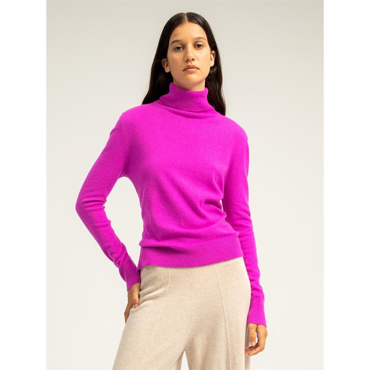 [퓨어캐시미어] 터틀넥 스웨터 Purple - SSG.COM