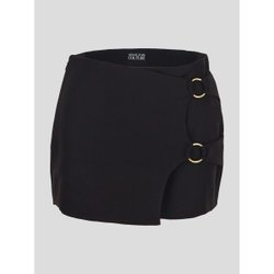 SS23 베르사체 진스 꾸뛰르 Womens Skirt Versace Jeans Couture Mini Ring Shorts Black 74HAE8 - SSG.COM