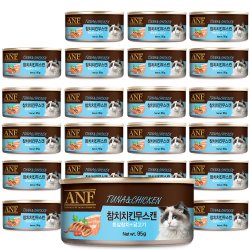 ANF 고양이캔 참치치킨무스 95g*24캔 - SSG.COM
