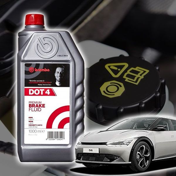 EV6 브렘보 브레이크액 DOT4 1L - SSG.COM