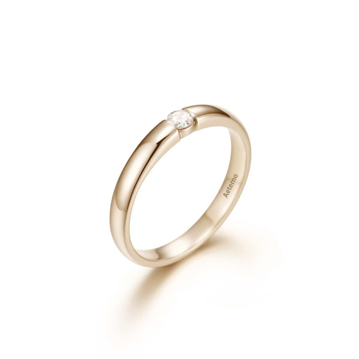 CRM011 Clasic Dia-Band (Man) 0.1ct Diamond 14K WG PG YG - SSG.COM