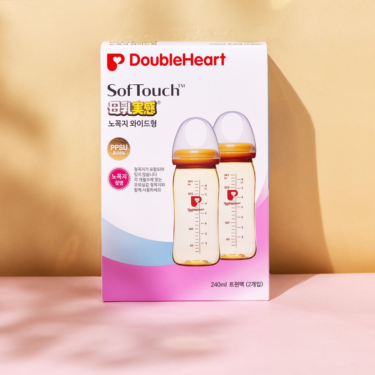 [더블하트] DH 노꼭지 PPSU 젖병 240ml (2p), 이마트몰, 당신과 가장 가까운 이마트