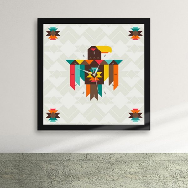 cw038-인디언 독수리 액자벽시계 디자인액자시계 - SSG.COM