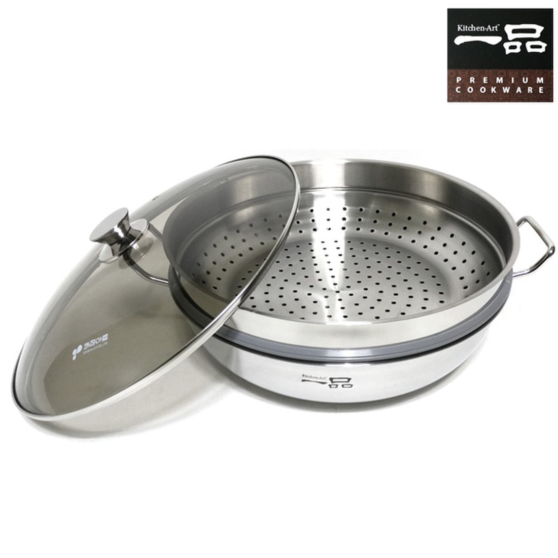 키친아트 일품 IH 통3중 2단찜냄비 36CM, 믿고 사는 즐거움 SSG.COM