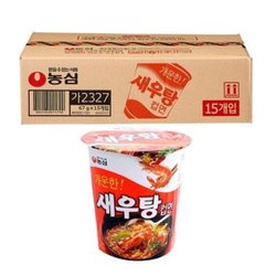 [무배] 농심 새우탕(소컵) 67g x 15개 - SSG.COM
