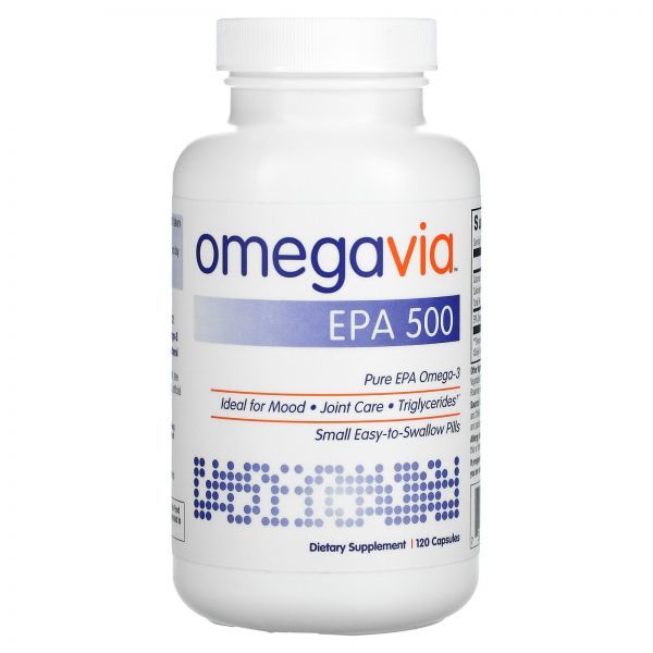 OmegaVia EPA 500 퓨어 EPA 오메가3 캡슐 120정 - SSG.COM